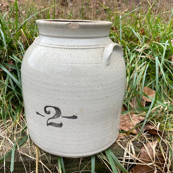 Large Antique Crock - Etsy