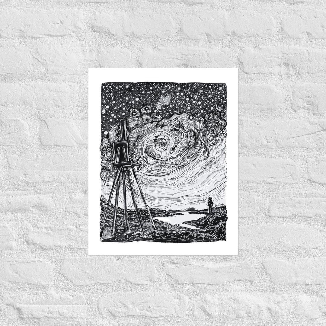 NOMADIC - Pen and Ink Illustration - Etsy