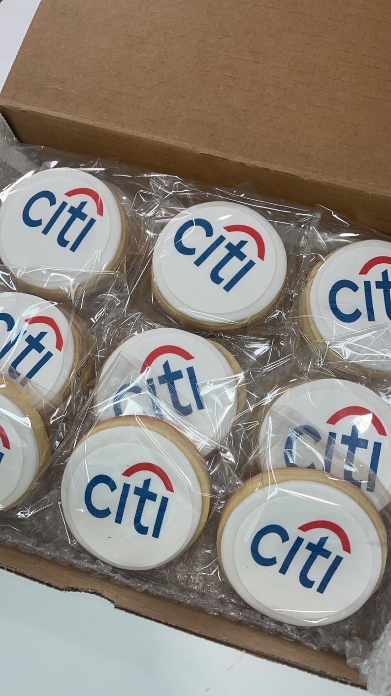 Personalized Logo Cookies – Custom Corporate Cookies – 12-pack Edible ...