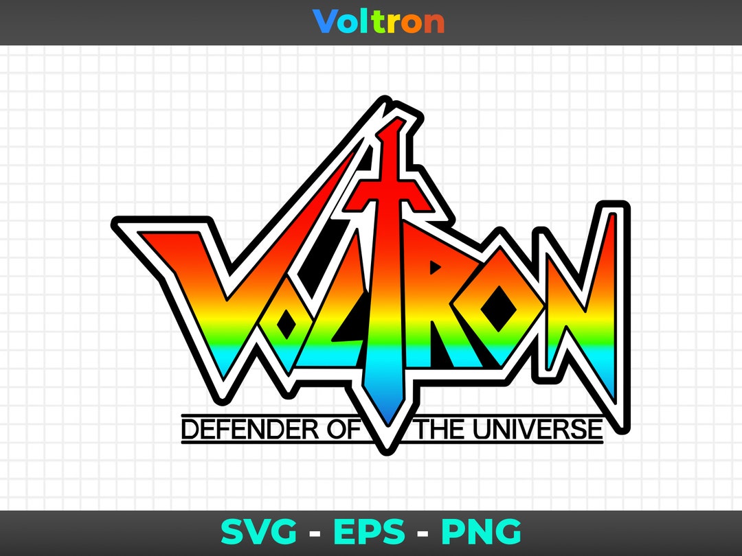 Voltron / Graphic Logo Clipart SVG EPS PNG / Cut Files - Etsy