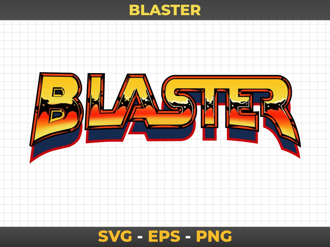 Blaster / Arcade / Graphic, Clipart, SVG, EPS, PNG - Etsy UK