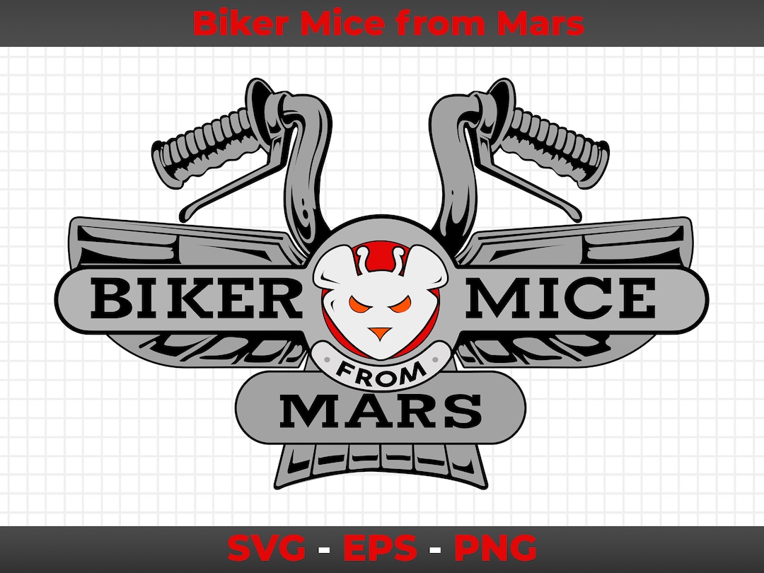 Biker Mice From Mars / Graphic, Logo, Clipart, SVG, EPS, PNG - Etsy