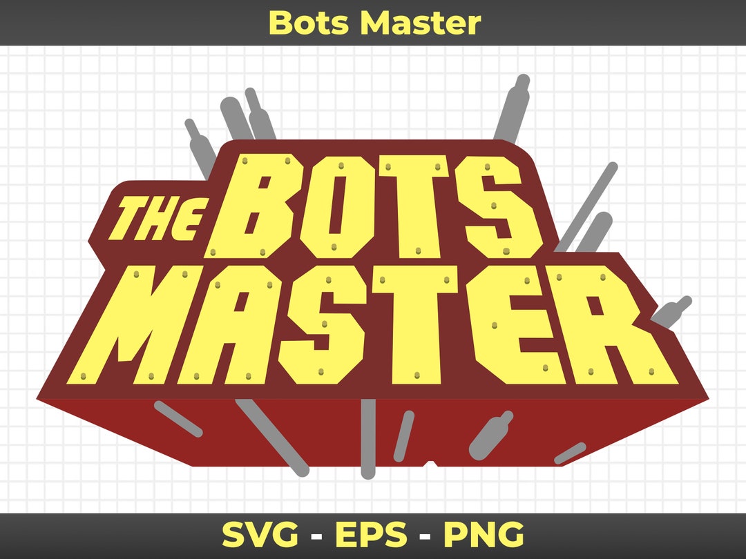 Bots Master / Graphic Logo Clipart SVG EPS PNG / Cut - Etsy