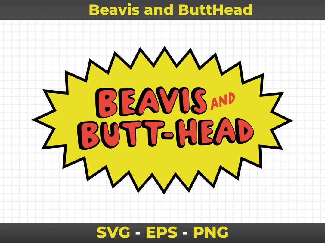 Beavis and Butthead / Graphic Logo Clipart SVG EPS PNG / - Etsy