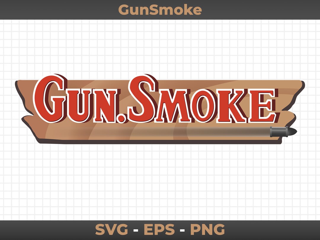Gunsmoke / Arcade / Graphic, Clipart, SVG, EPS, PNG - Etsy UK