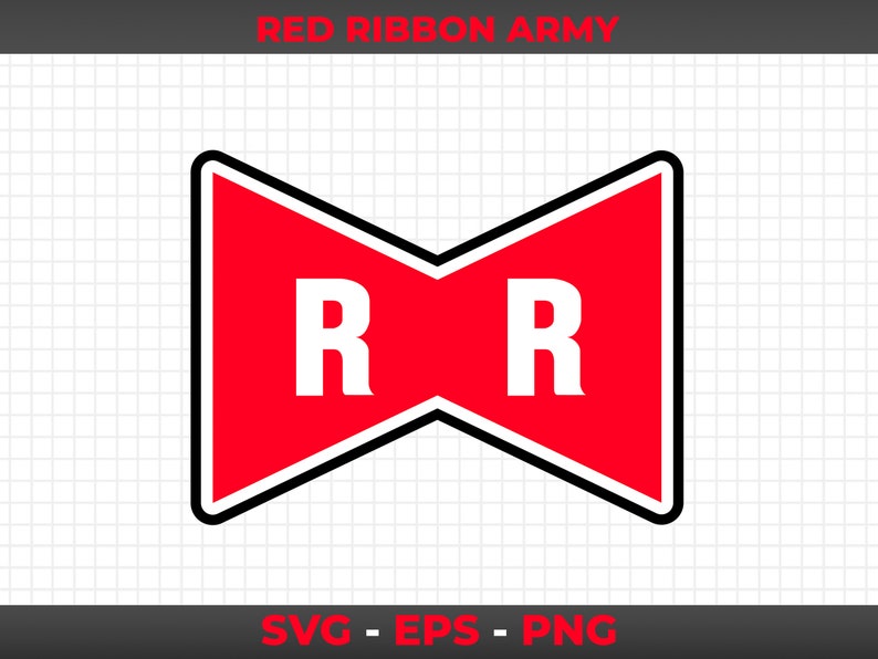 Red Ribbon Army / Graphic, Clipart, SVG, EPS, PNG / Cut Files for ...