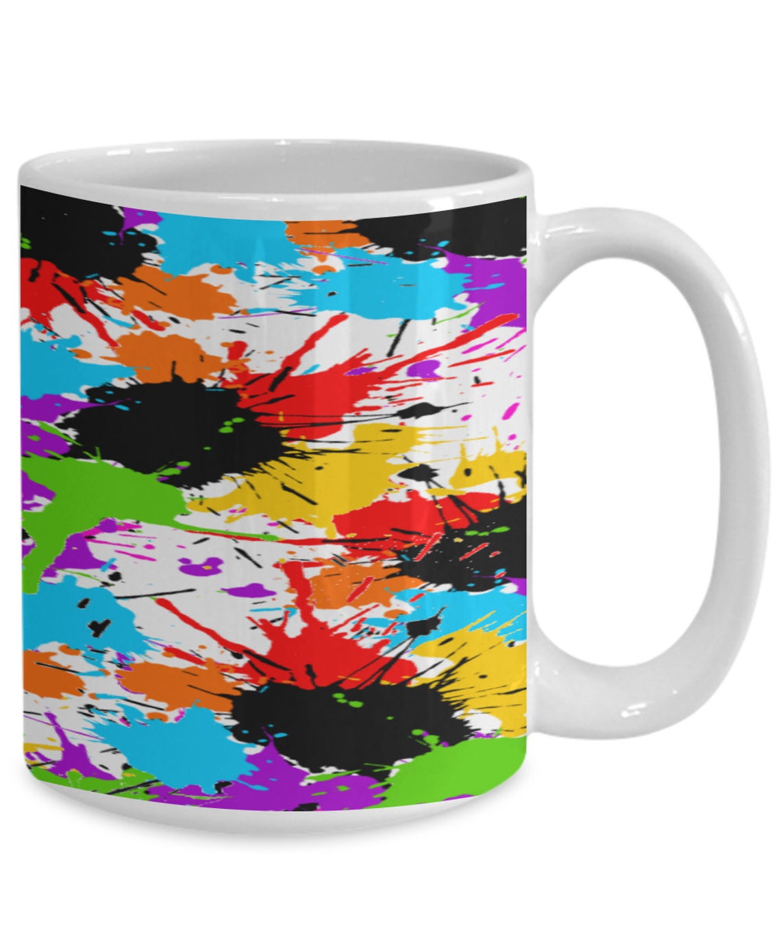 Jackson Pollock Coffee Mug Style Splatter Art Mug - Etsy