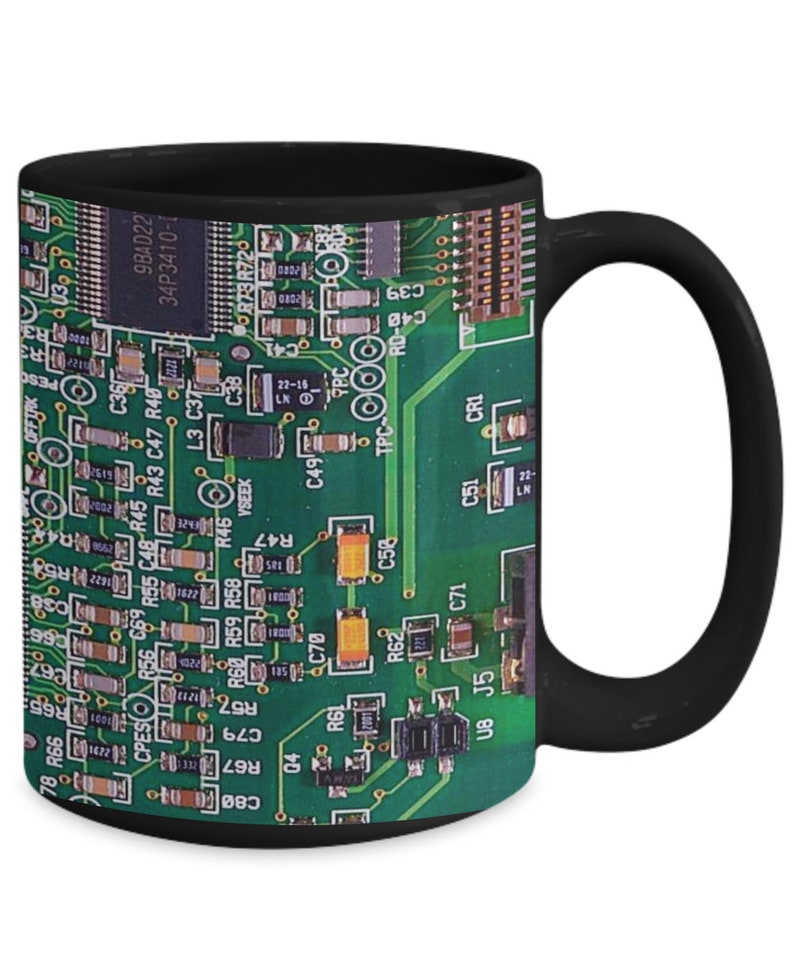 Computer Circuit Board Coffee Mug - Etsy