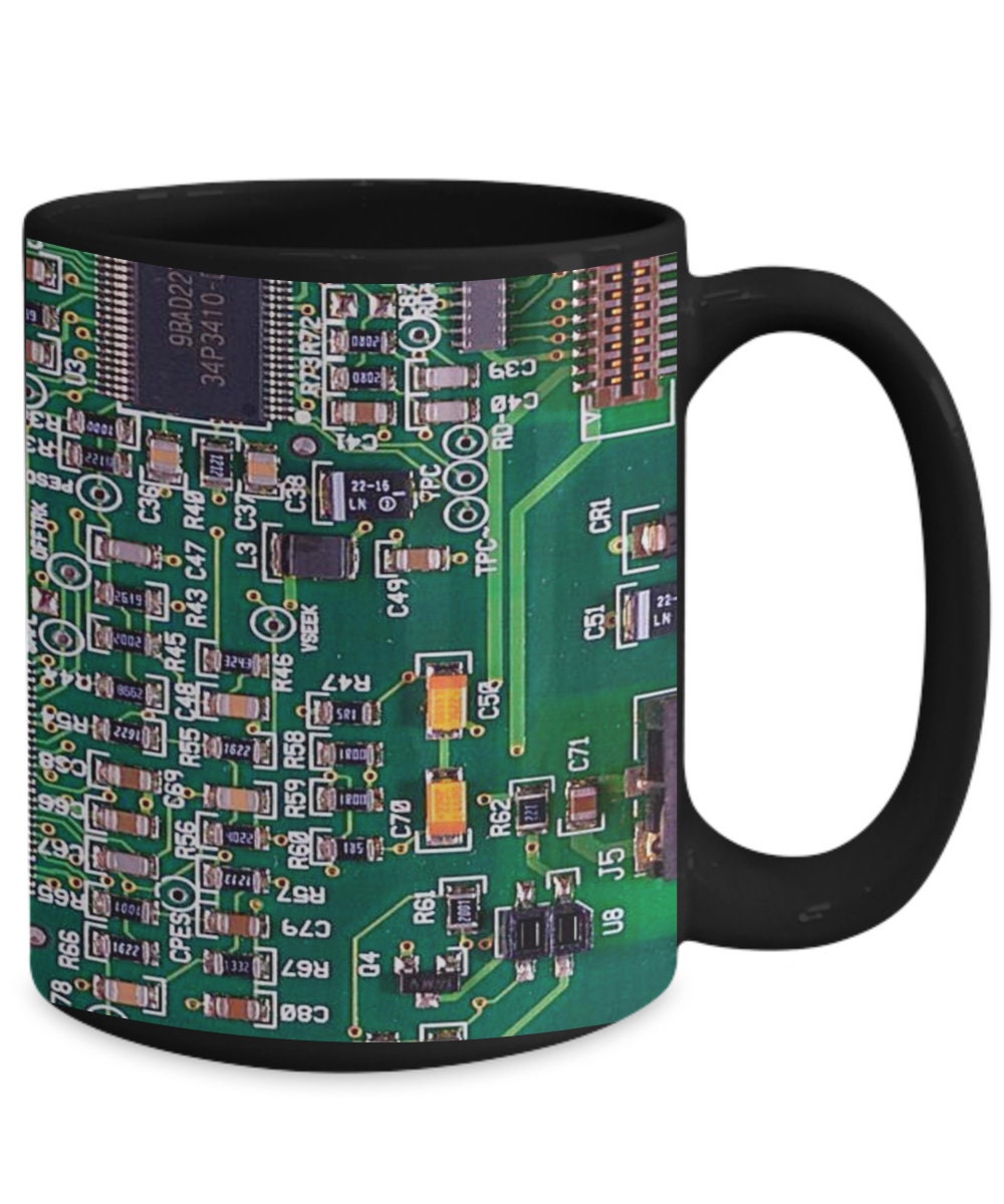Computer Circuit Board Coffee Mug - Etsy