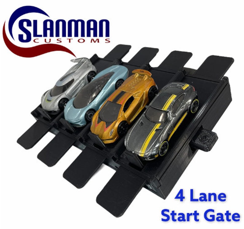 Hot Wheels Compatible Start Gate - 2, 3 and 4 Lane Diecast Racing - Etsy