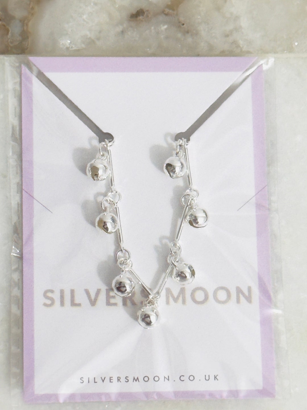 Women 925 Sterling Silver Anklet Bells Anklet Elegant - Etsy