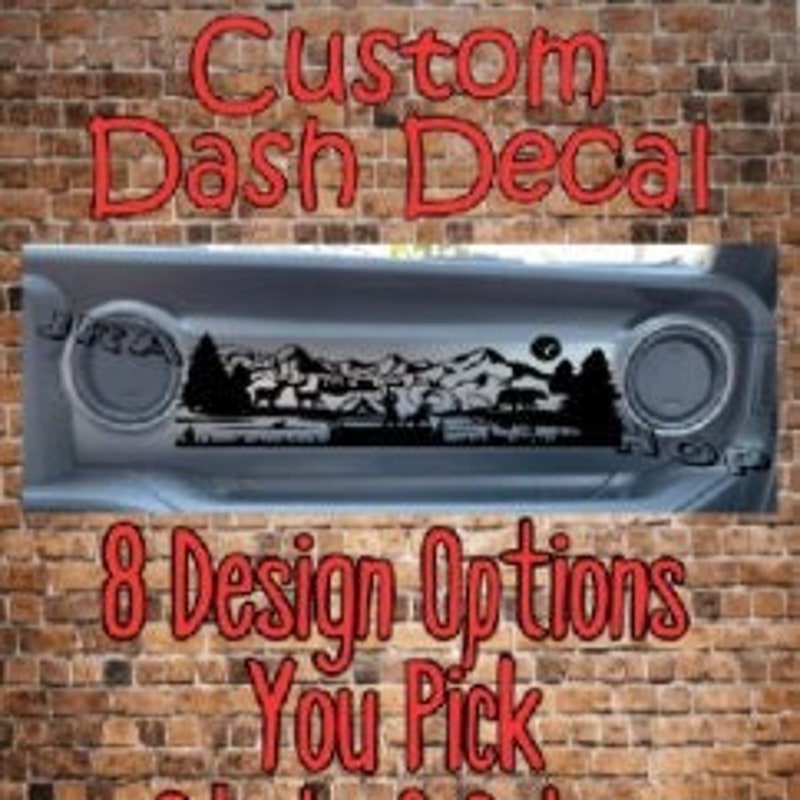 Dashboard Decal - Etsy