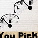 Funny Decal Fuel Gas Gauge Female Stick Figure Male Stick Figure Vinyl ...