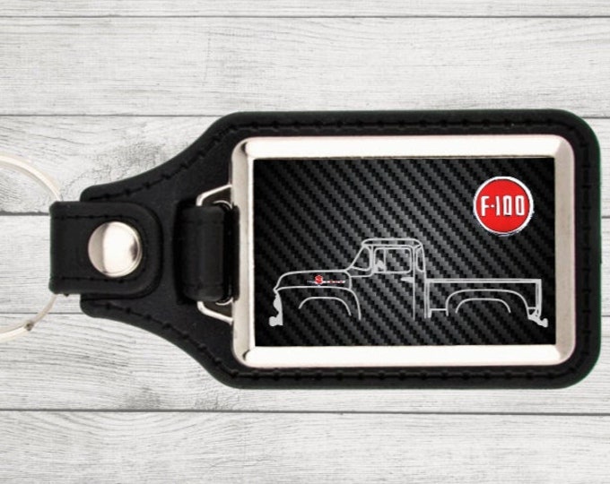 Personalized F100 Keychain Classic F100 Style Single Sided Rectangle ...