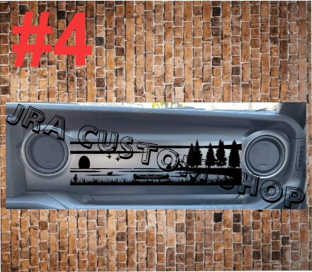 Dash Decal You Pick 5 Options Custom Dash Mountain Scene - Etsy