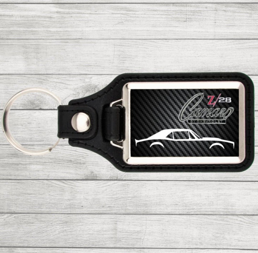 Personalized Camaro Keychain Classic Camaro Z28 Style Single Sided ...