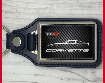 C4 Corvette Keychain - Etsy
