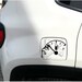 Funny Decal Fuel Gas Gauge Female Stick Figure Male Stick Figure Vinyl ...