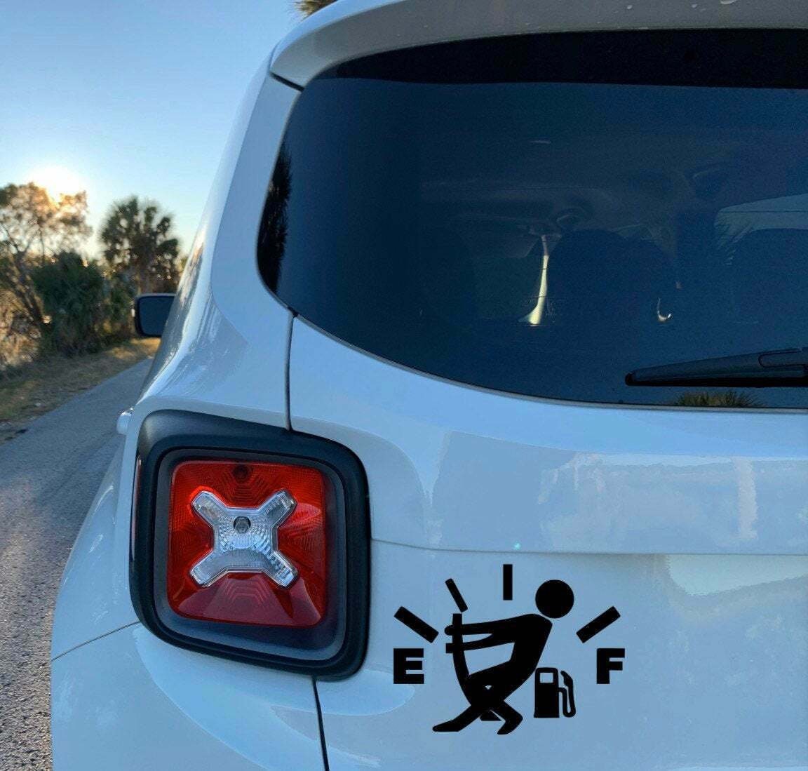 Funny Decal Gas Fuel Gauge Fuel Level Female Stick Figure Male - Etsy