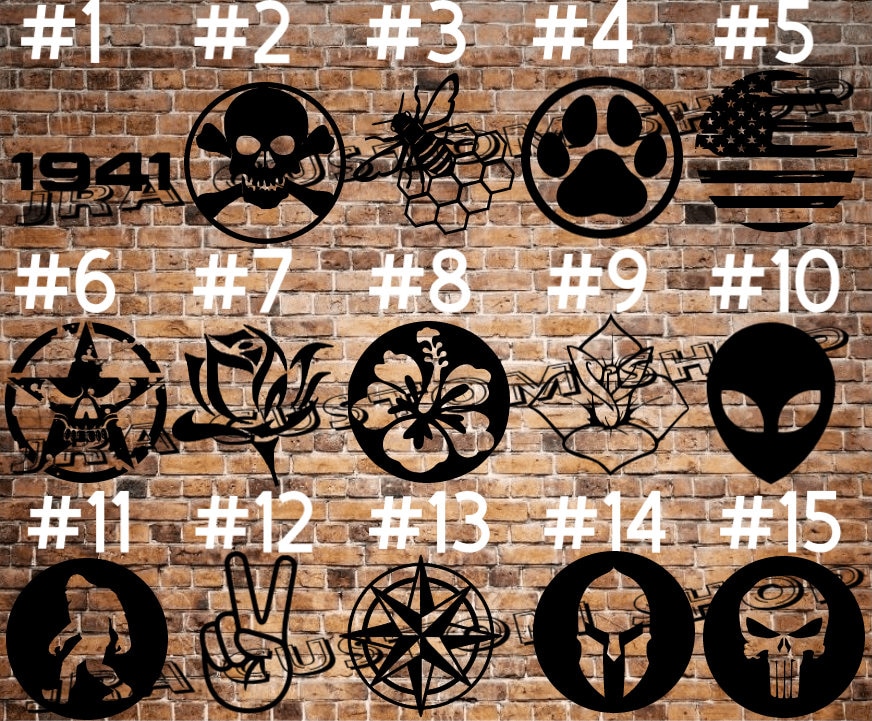 Vent Decal Set Mix & Match 6 Custom Ac Heat Vent Decals 45 Design ...