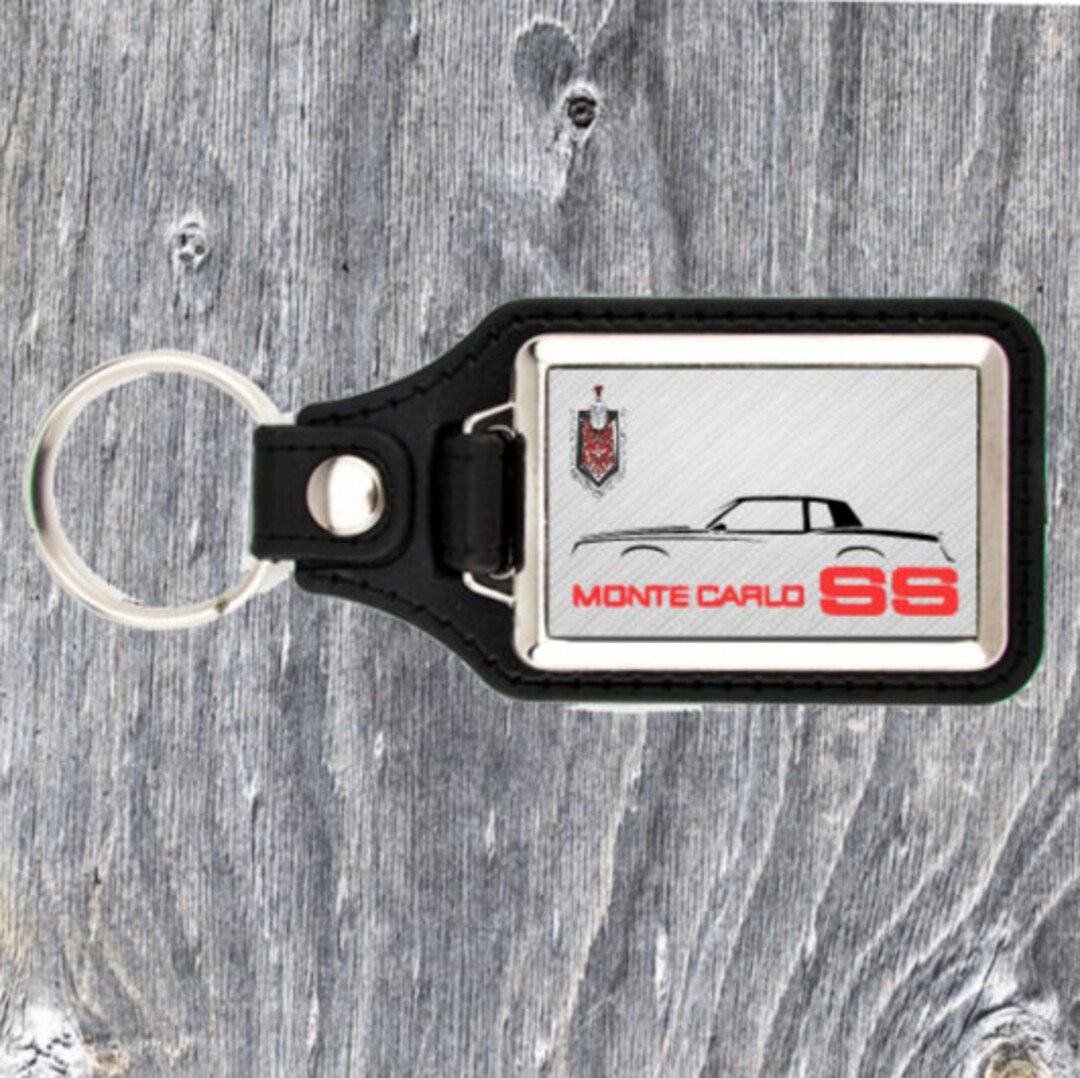 Personalized Monte Carlo Keychain Custom Single Sided Rectangle Classic ...