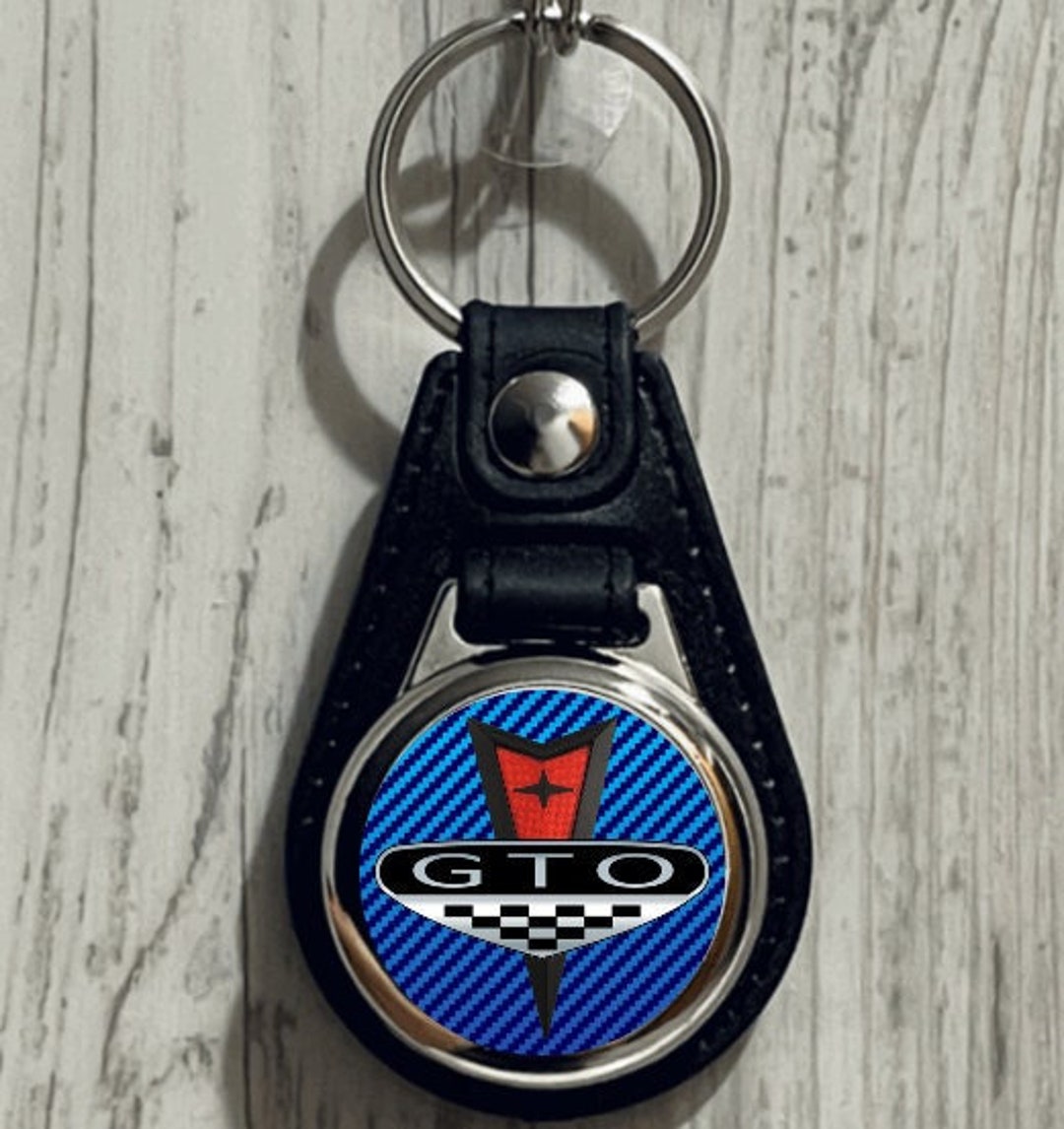 Personalized GTO Keychain Classic GTO Style Single Sided Round GTO ...
