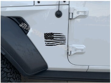 Fender Flag Decal Set Weathered United States of America Flag - Etsy