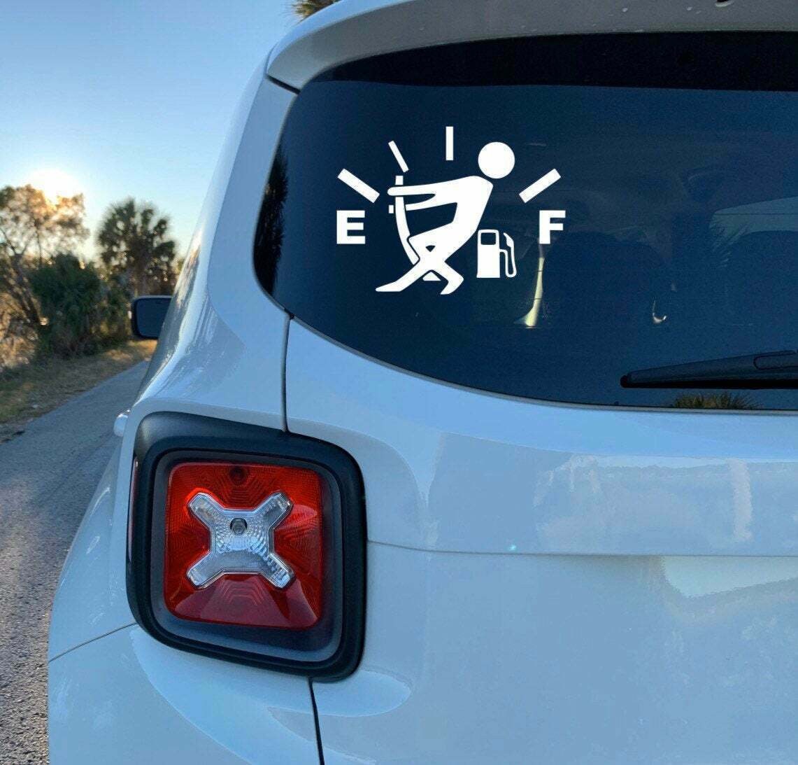 Funny Decal Gas Fuel Gauge Fuel Level Female Stick Figure Male - Etsy