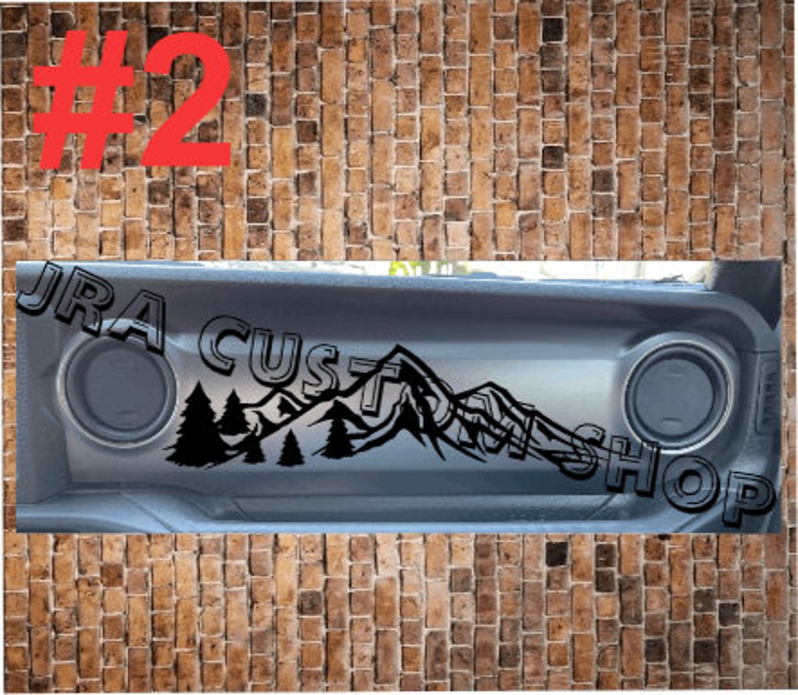 Dash Decal You Pick 5 Options Custom Dash Mountain Scene - Etsy