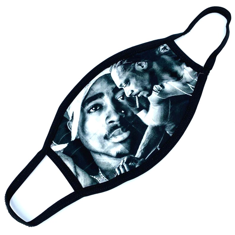 Tupac Shakur Snoop Dogg Face Mask Double Layer Reusable | Etsy