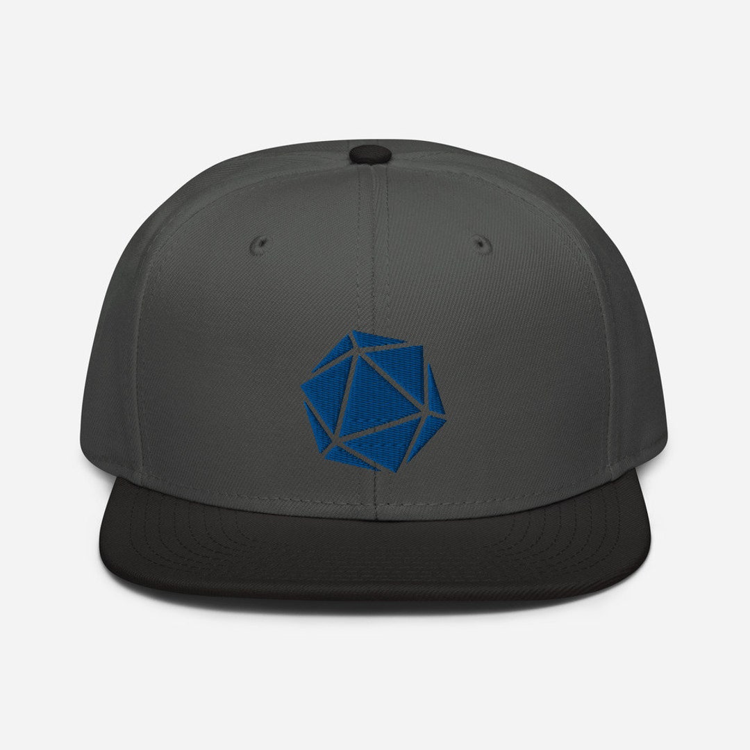 D20 D&D Polyhedral Die Snapback Hat - Etsy UK