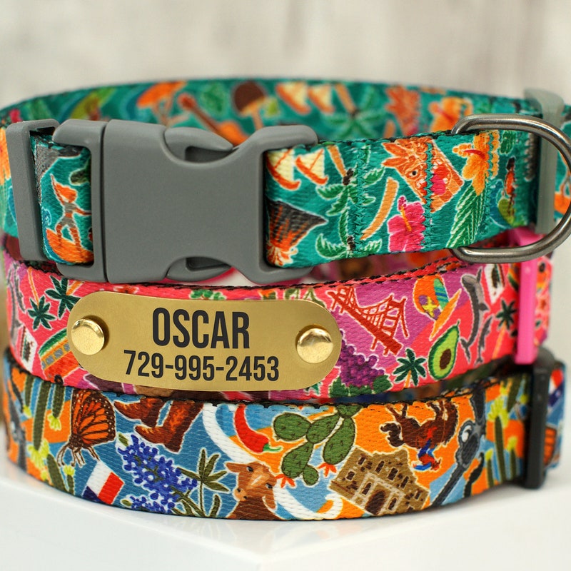 Custom Pet Collar - Etsy