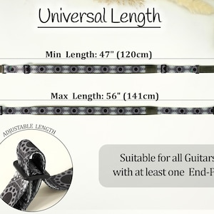 Personalized Wide Guitar Strap, Custom Guitar Straps - 6 Unique ...