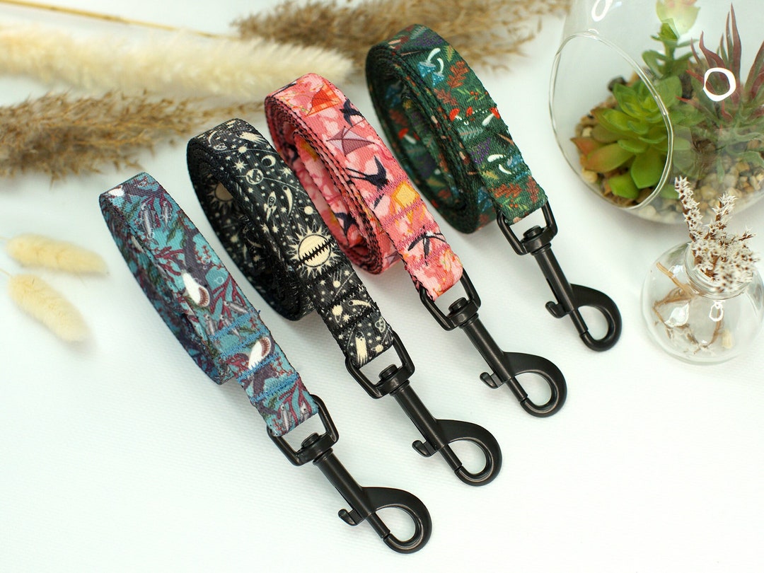 Pattern Dog Leash - 4 Different Designs, Custom Pet Leash for Small ...
