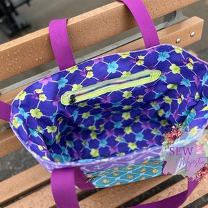 The Eileen Pool Tote Pattern, PDF Printable Pattern, Sewing Pattern ...