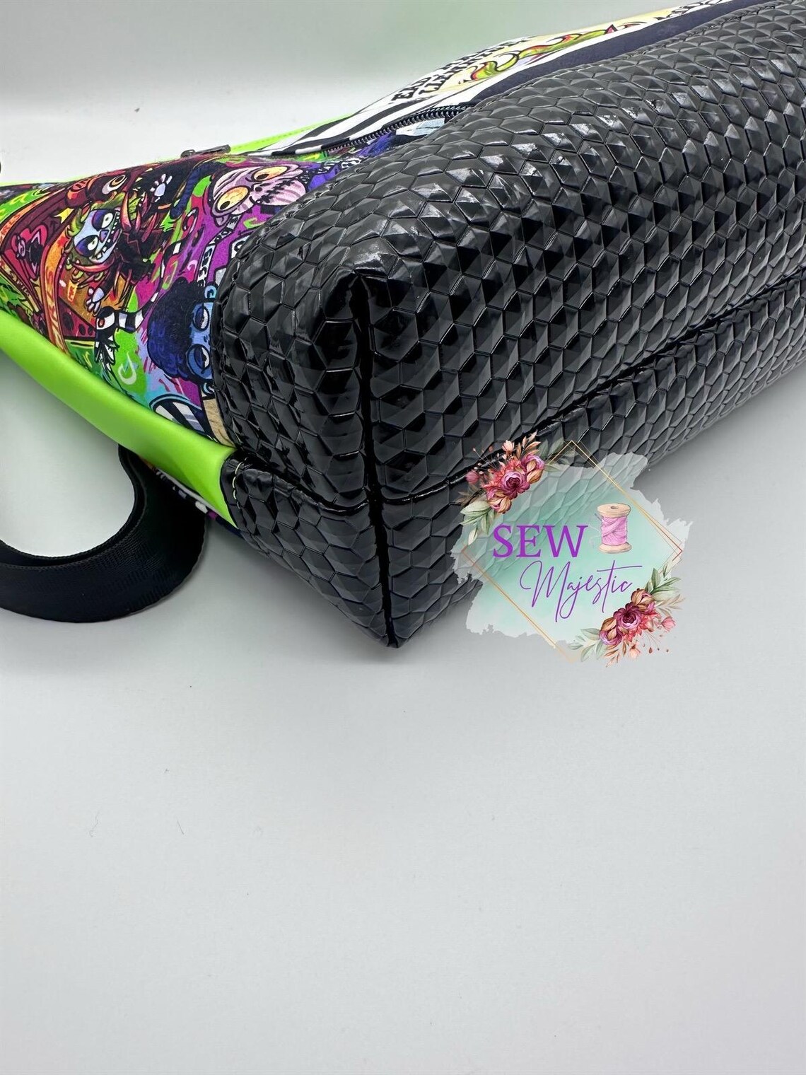 Horror Themed Crossbody Bag, Glow in the Dark, Spooky Custom Purse ...