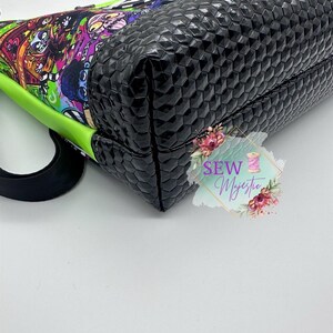 Horror Themed Crossbody Bag, Glow in the Dark, Spooky Custom Purse ...
