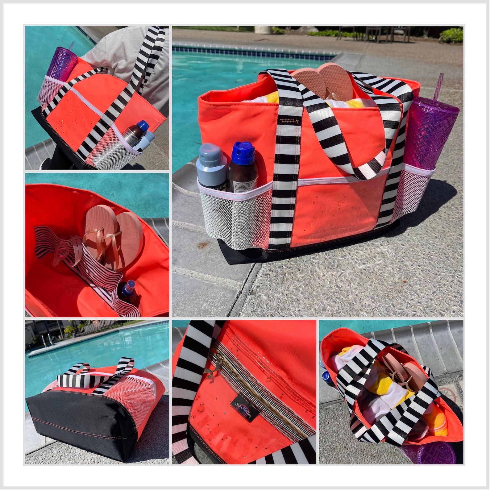 The Eileen Pool Tote Pattern, PDF Printable Pattern, Sewing Pattern ...