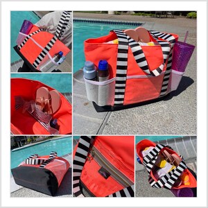 The Eileen Pool Tote Pattern, PDF Printable Pattern, Sewing Pattern ...