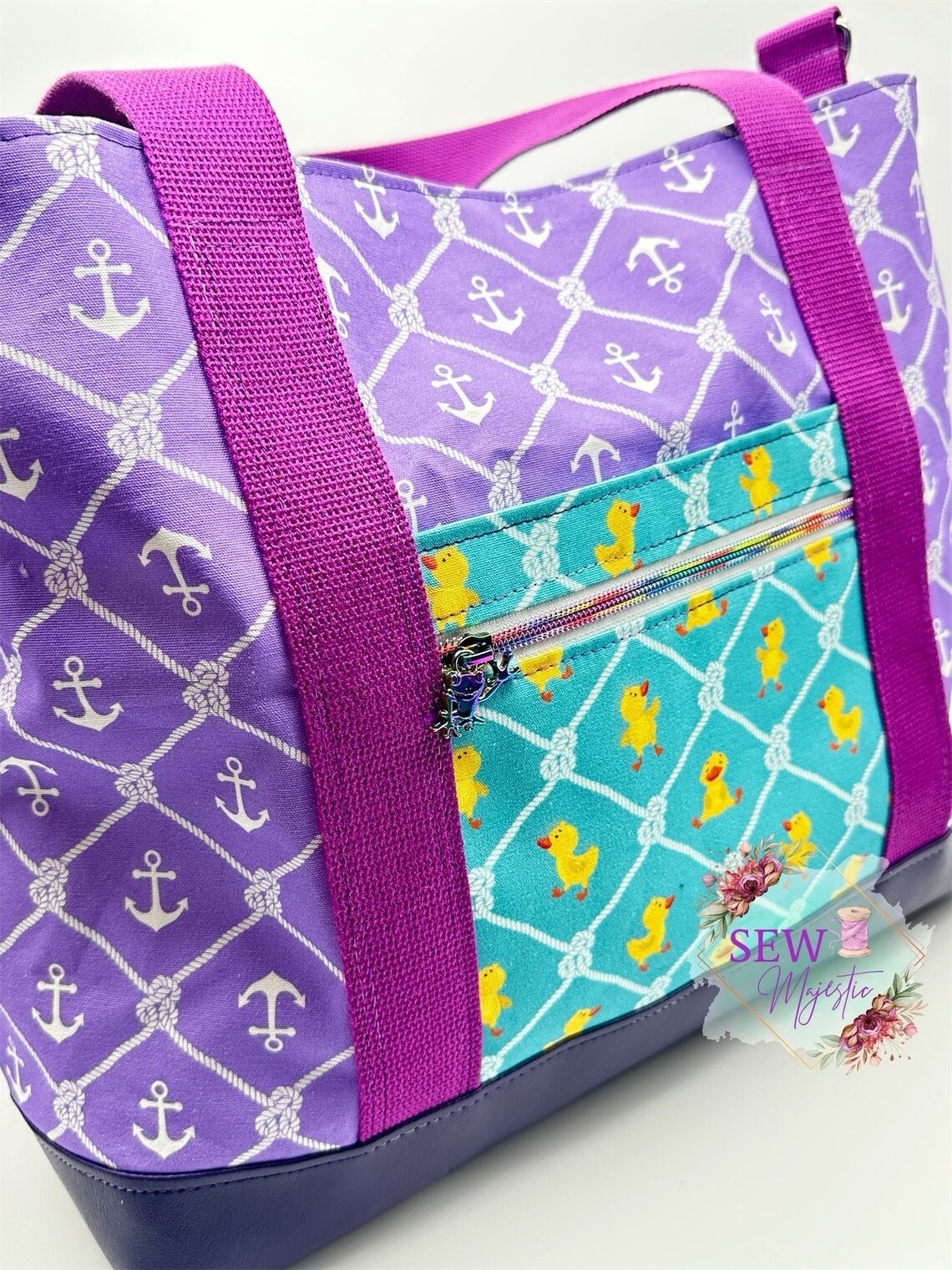 The Eileen Pool Tote Pattern, PDF Printable Pattern, Sewing Pattern ...