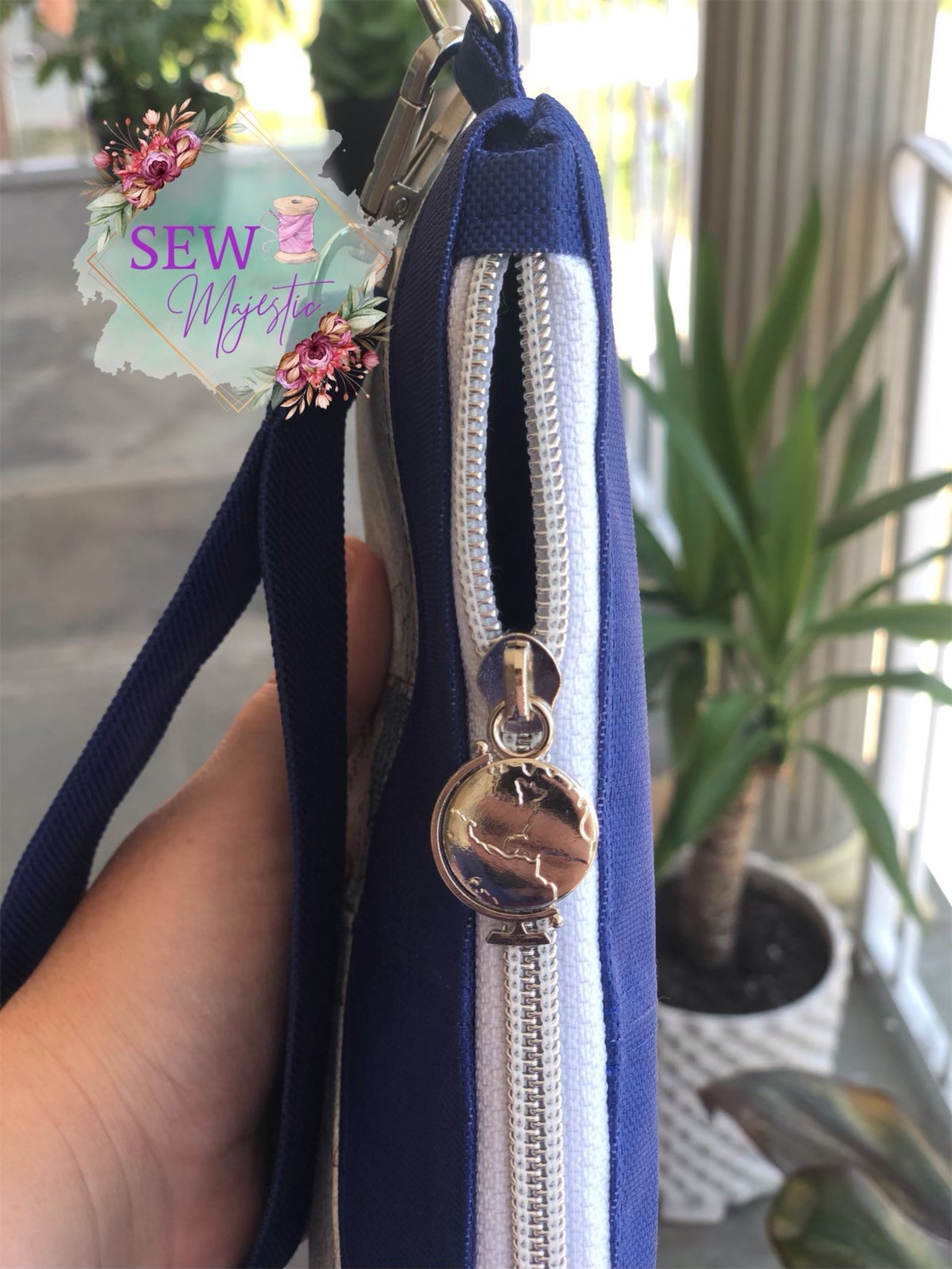 Globe Zipper Pull, Size #5 Zipper, Nylon Zipper Pull, Exclusive to Sew ...