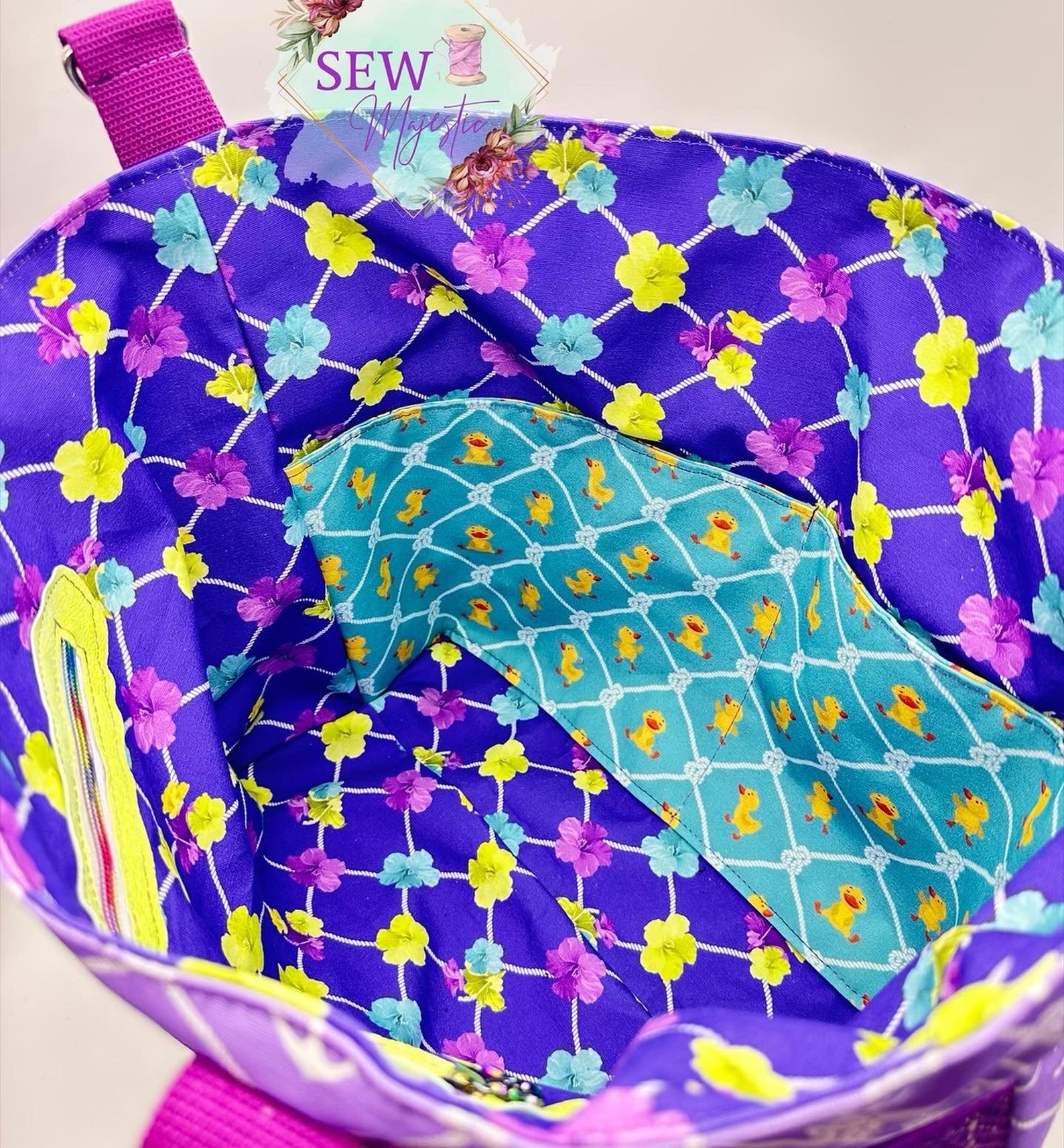 The Eileen Pool Tote Pattern, PDF Printable Pattern, Sewing Pattern ...