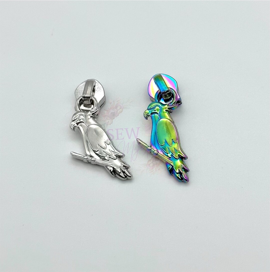 Parrot Size #5 Nylon Zipper Pull Exclusive to Sew Majestic, Bird Zipper ...