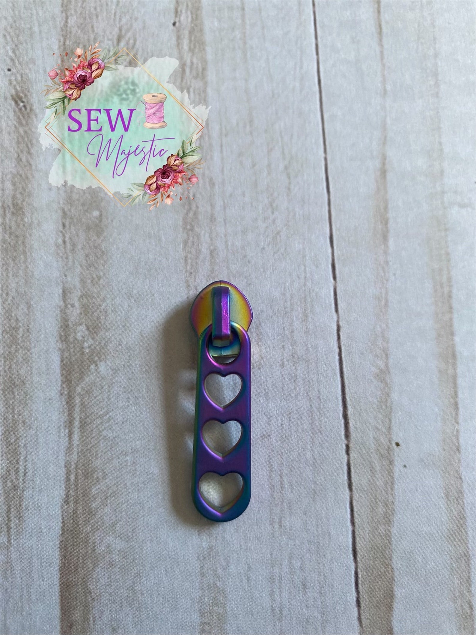 Triple Love Heart Size 5 Zipper Pulls for Nylon Zippers - Etsy