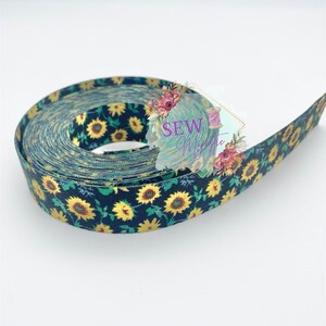 1" Sunflower 5 Yards, Seatbelt Webbing, for Bagmaking, for Straps, Sew ...