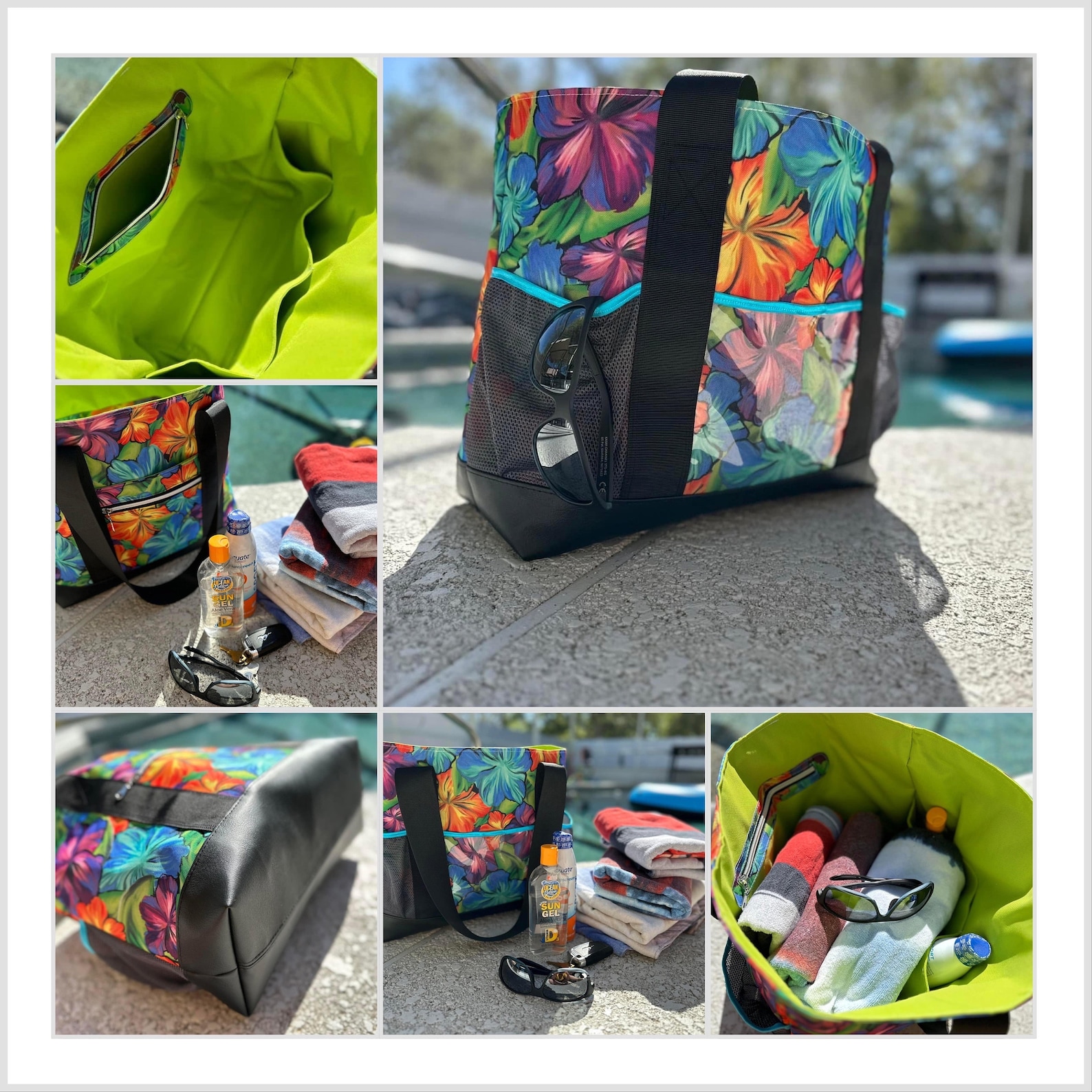 The Eileen Pool Tote Pattern, PDF Printable Pattern, Sewing Pattern ...