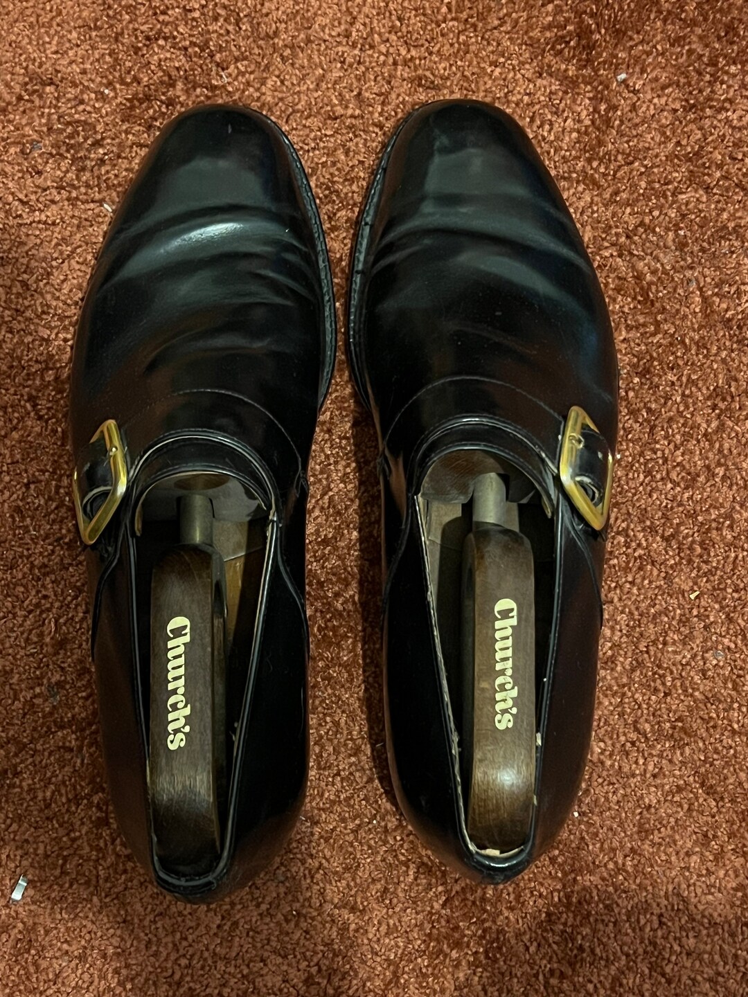 Pair of CHURCH'S westbury Leather Buckle Shoes - Etsy