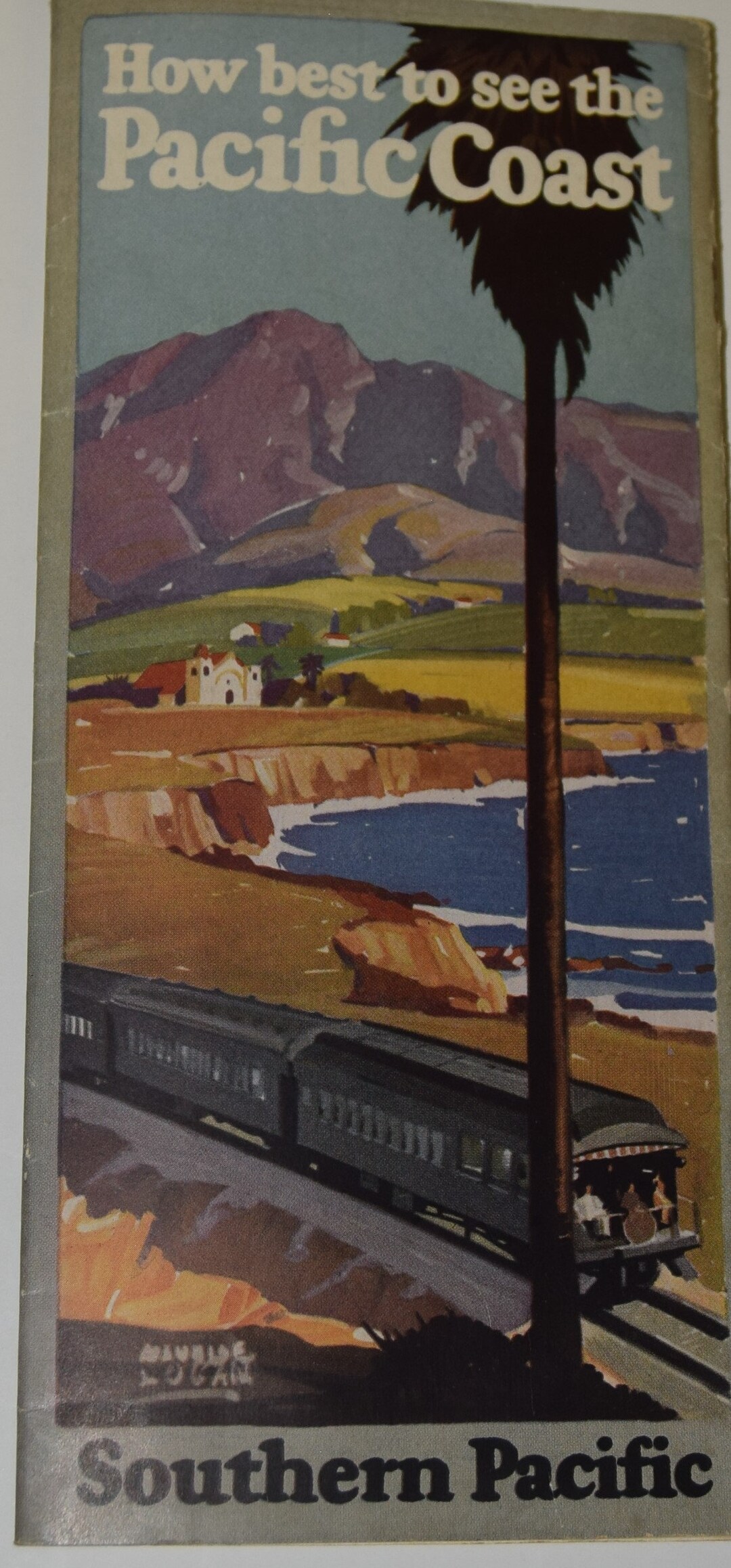 Southern Pacific Brochure. How Best to See the Pacific Coast 1928 - Etsy