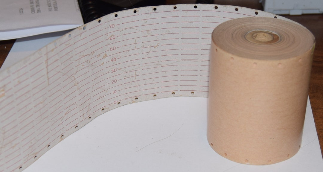 The Impact Register Company Engine Speed Recorder Wax Tape Used to ...