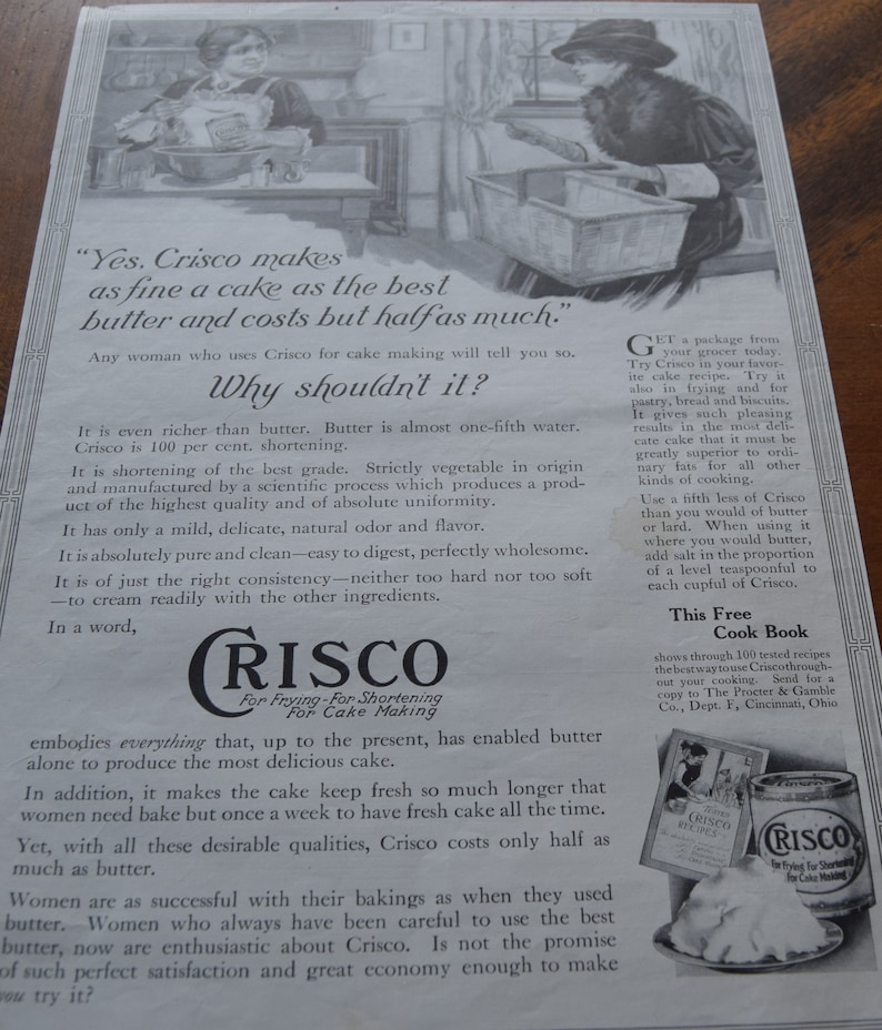 Vintage Antique Magazine Print Ad's 1900's Assortment of Sizes Lot of 6 ...